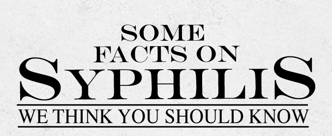 Syphilis Facts Sign | AccuQuik Test Kits